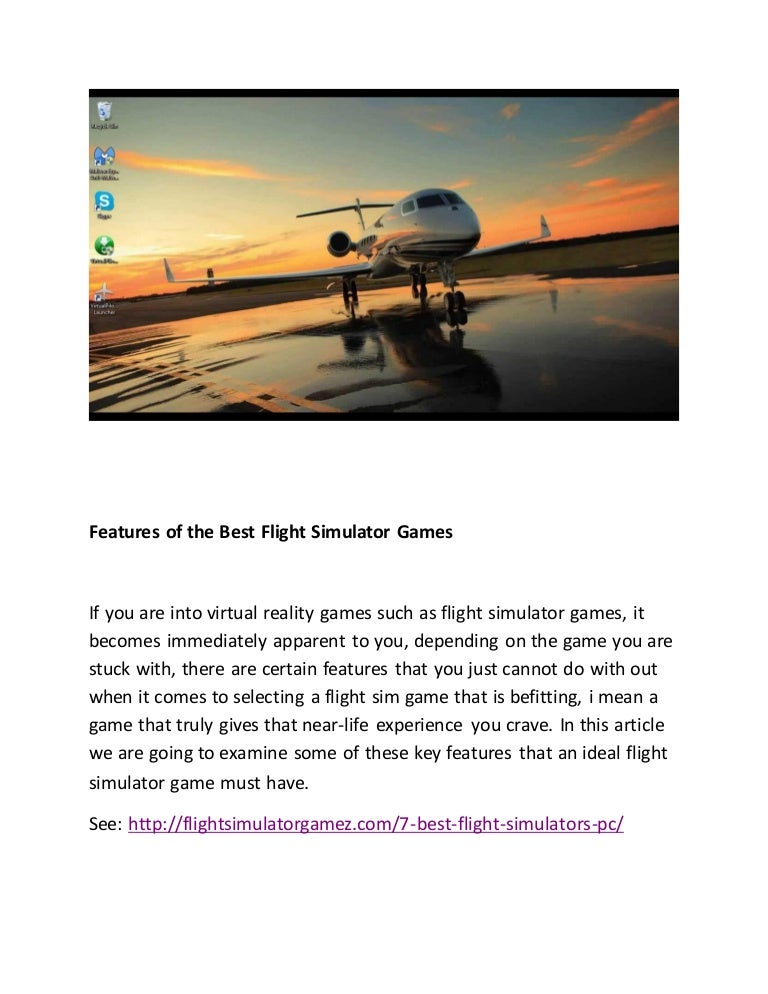 What is the best flight simulator for pc - lasopacelebrity
