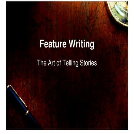Feature Writing | PDF