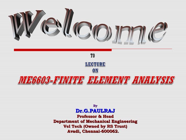 Rayleigh Ritz Method | PPT