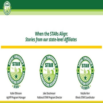 When the STARs align: Partnership and program development stories from ...