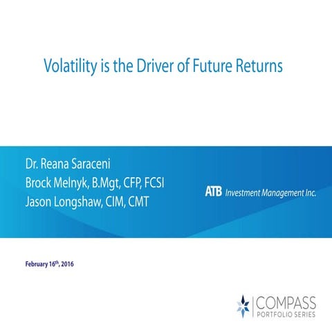 Volitility is the Driver of Future Returns | PDF