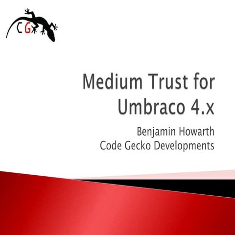 Medium Trust for Umbraco | PPT