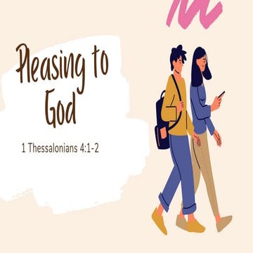 Pleasing to God | PPTX