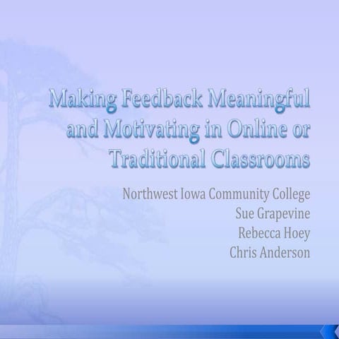 Feb 2010 Collaboration Feedback Presentation | PPTX
