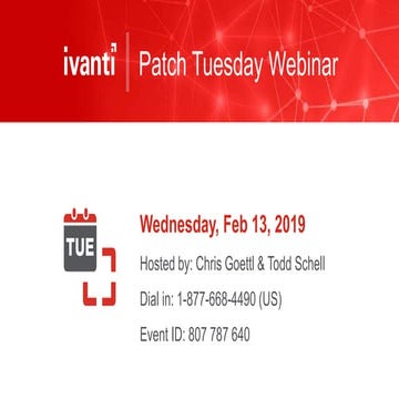 February Patch Tuesday 2019 | PPTX