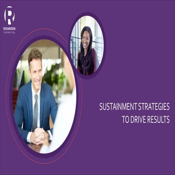 Sustainment Strategies to Drive Results | PPTX