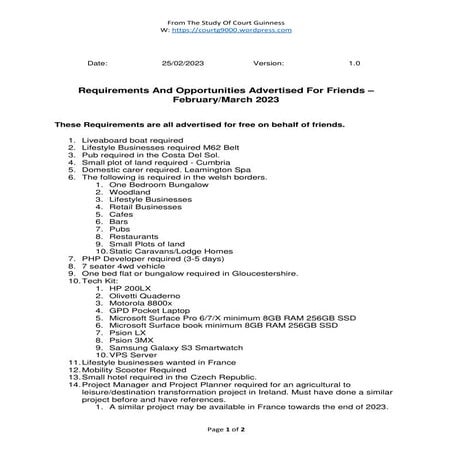 Co-Operative Bank Letter | PDF