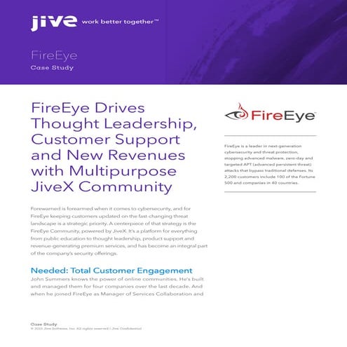 jivesoftware_fireeye_case_study | PDF