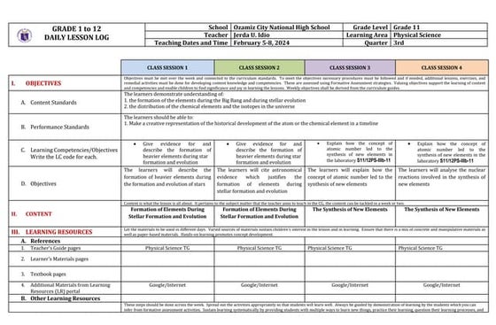 LE_Science7_Q1_week-2_final.pdf Learning Exemplar for science 7 MATATAG curriculum | PDF ...