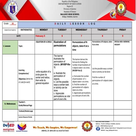 DAILY LESON LOG ,,,,...............,,,,,, | DOCX