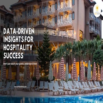 Hospitality Success Through Data-Driven Eyes | PDF