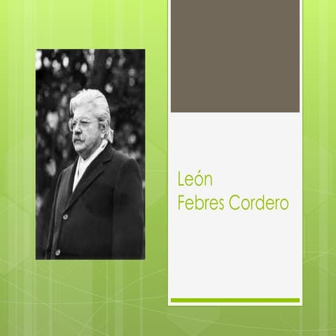 Biografia de leon febres cordero | DOCX
