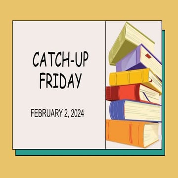 presentation on catch up Friday drop everything and read | PPT