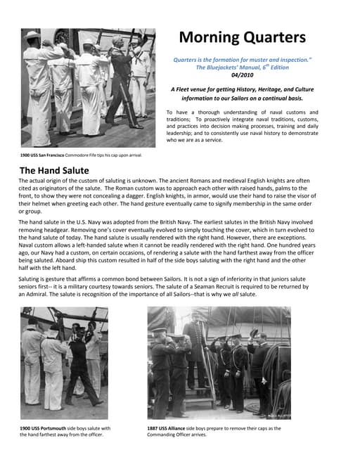 Military courtesy and discipline | PPTX