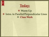 Proving Lines Parallel | PPT