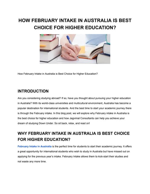 Study in Australia | PDF