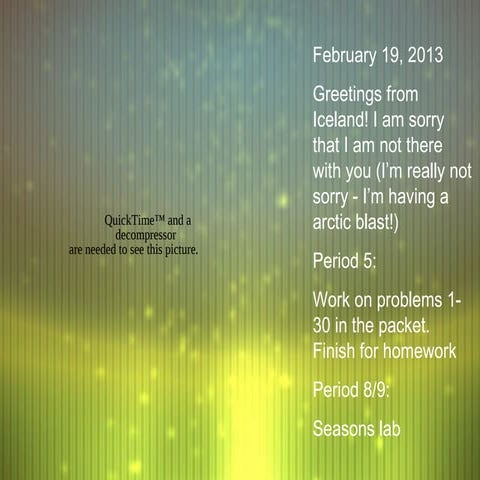 February sub plans | PPT