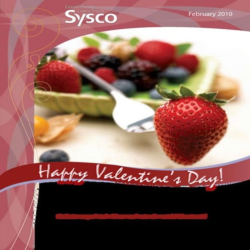 Feb Sysco Mag2010 | PDF | Desserts and Baking | Food & Drink