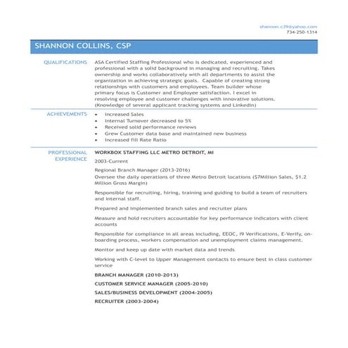 Shannon Collins 4 | PDF