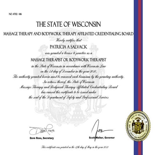 massage license | PPT