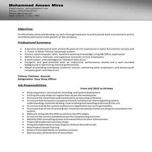 Admin Resume | DOCX