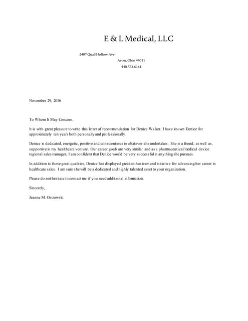 Reference Letter Melissa | PDF