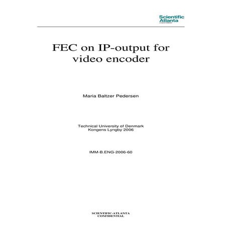 Fec on ip output encoder harmonic | PDF