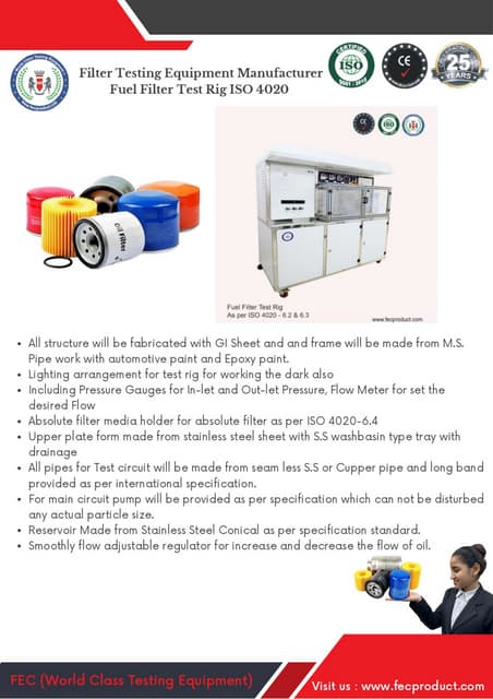 9) multi pass hydraulic filter test rig iso 16889 copy | PDF ...