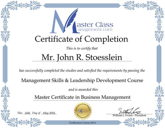Team Management Certificate - Ms Teresa Sturges Shelander | PPT