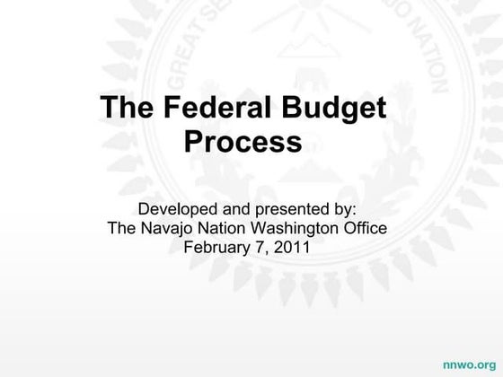 Federal Budget Process Overview | PPT