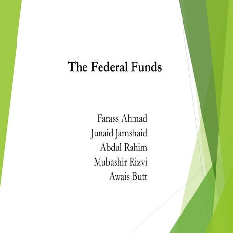 Federal funds presentation | PPT