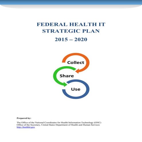 FEDERAL HEALTH IT STRATEGIC PLAN 2015 -2020 | PDF