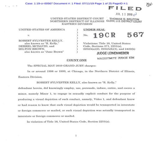 Federal indictment-of-r-kelly-ex-manager-former | PDF