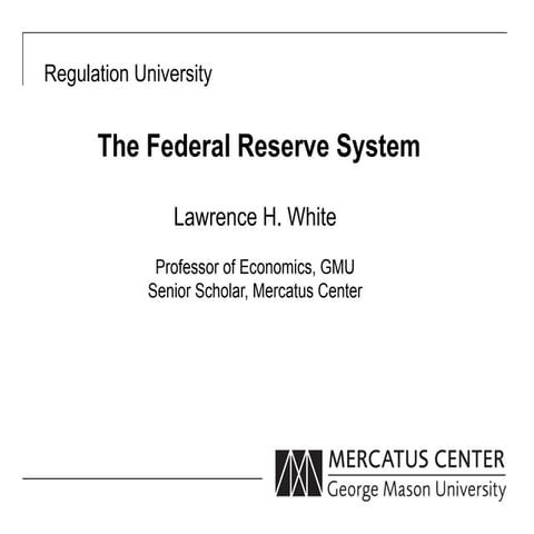 Federal Reserve System | PDF