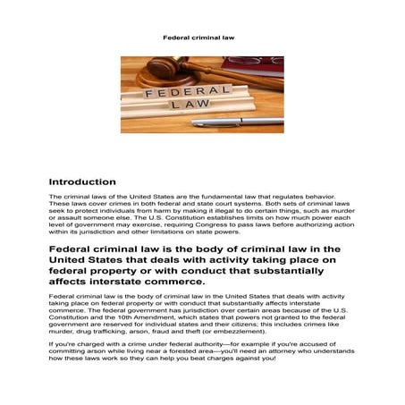 What is a Felony? Definition with Its Legal Implications | PDF