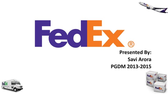 FedEx Supply Chain Management | PPTX