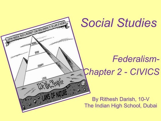 Chapter 2 Federalism class 10 CBSE Civics | PPTX