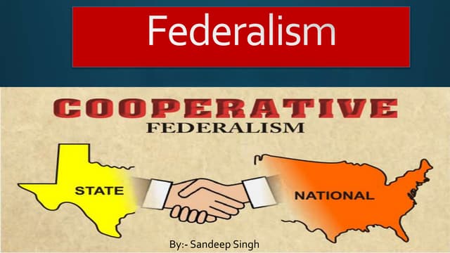 Grade 10th Social Science Civics - Chapter . 2. Federalism | PPTX