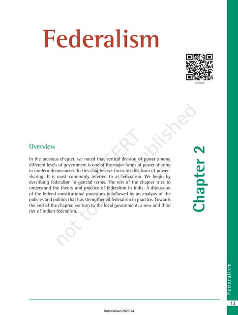 Class 10 ppt on ch federalism By Vishal kumar | PPTX | Hinduism ...