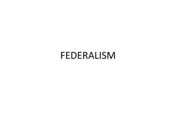 Chapter 2 Federalism class 10 CBSE Civics | PPTX