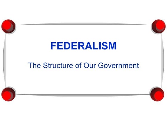 Federalism | PPT