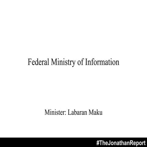Federal ministry of information | PPTX