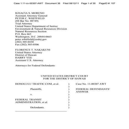 Federal Response August 12 | PDF