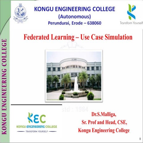 Federated Learning – Use Case Simulation | PPTX