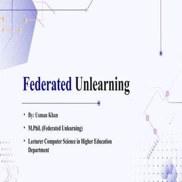 Introduction to Federated Unlearning.pptx