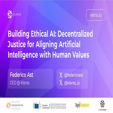 Building Ethical AI: Decentralized Justice for Aligning Artificial Intelligence with Human ...