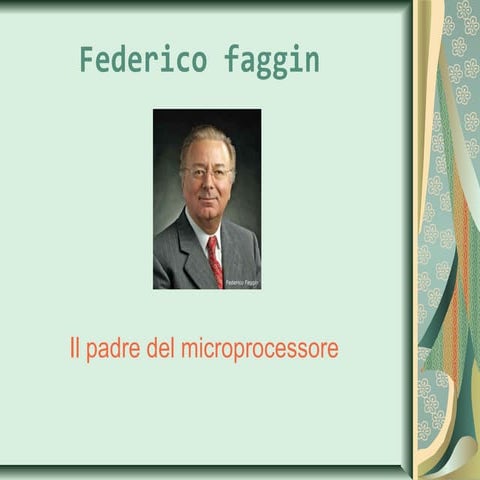 Federico faggin | PPT