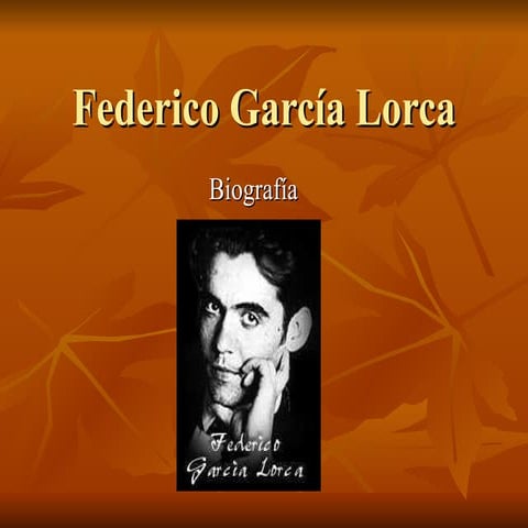 Federico garcía lorca | PPT