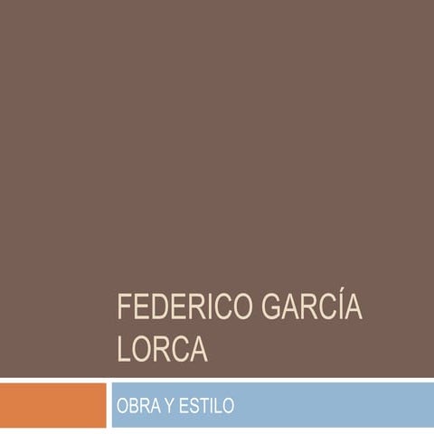 Federico garcía lorca | PPT