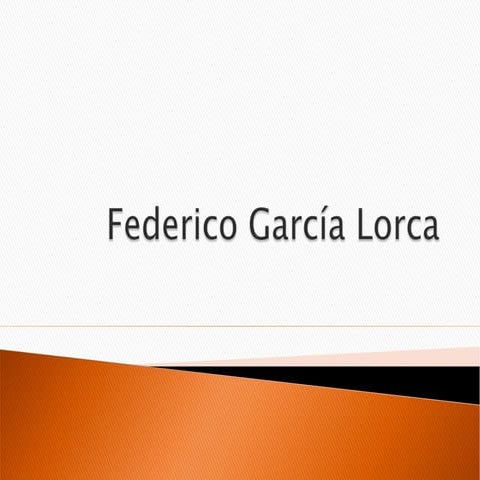 Federico garcía lorca | PPT
